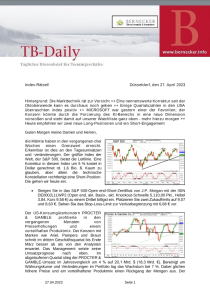 Die Actien-Börse | Bernecker Börsenbriefe
