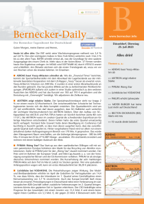 Bernecker Daily | Bernecker Börsenbriefe