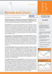 Bernecker Daily | Bernecker Börsenbriefe