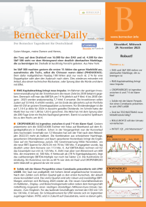 Die Actien-Börse | Bernecker Börsenbriefe