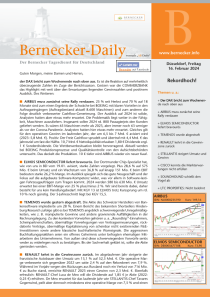 Bernecker Börsenbriefe