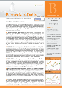Der Aktionärsbrief | Bernecker Börsenbriefe