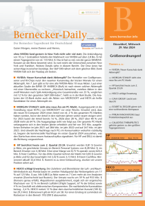 Bernecker Daily | Bernecker Börsenbriefe