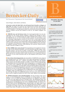 Bernecker Daily | Bernecker Börsenbriefe