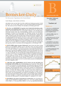 Bernecker.TV | Bernecker Börsenbriefe