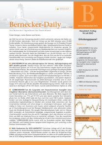 Bernecker-Daily | Bernecker Börsenbriefe