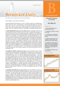 Bernecker.TV | Bernecker Börsenbriefe