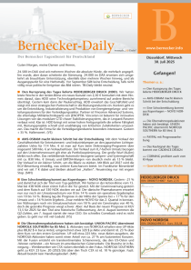 Bernecker-Daily | Bernecker Börsenbriefe