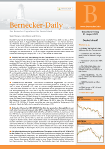 Bernecker Daily | Bernecker Börsenbriefe