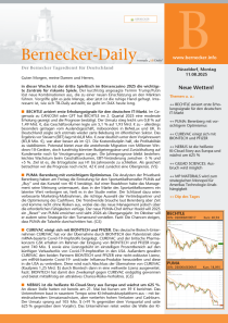 Bernecker Daily | Bernecker Börsenbriefe