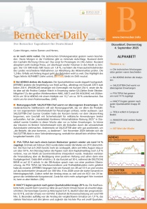 Bernecker.TV | Bernecker Börsenbriefe